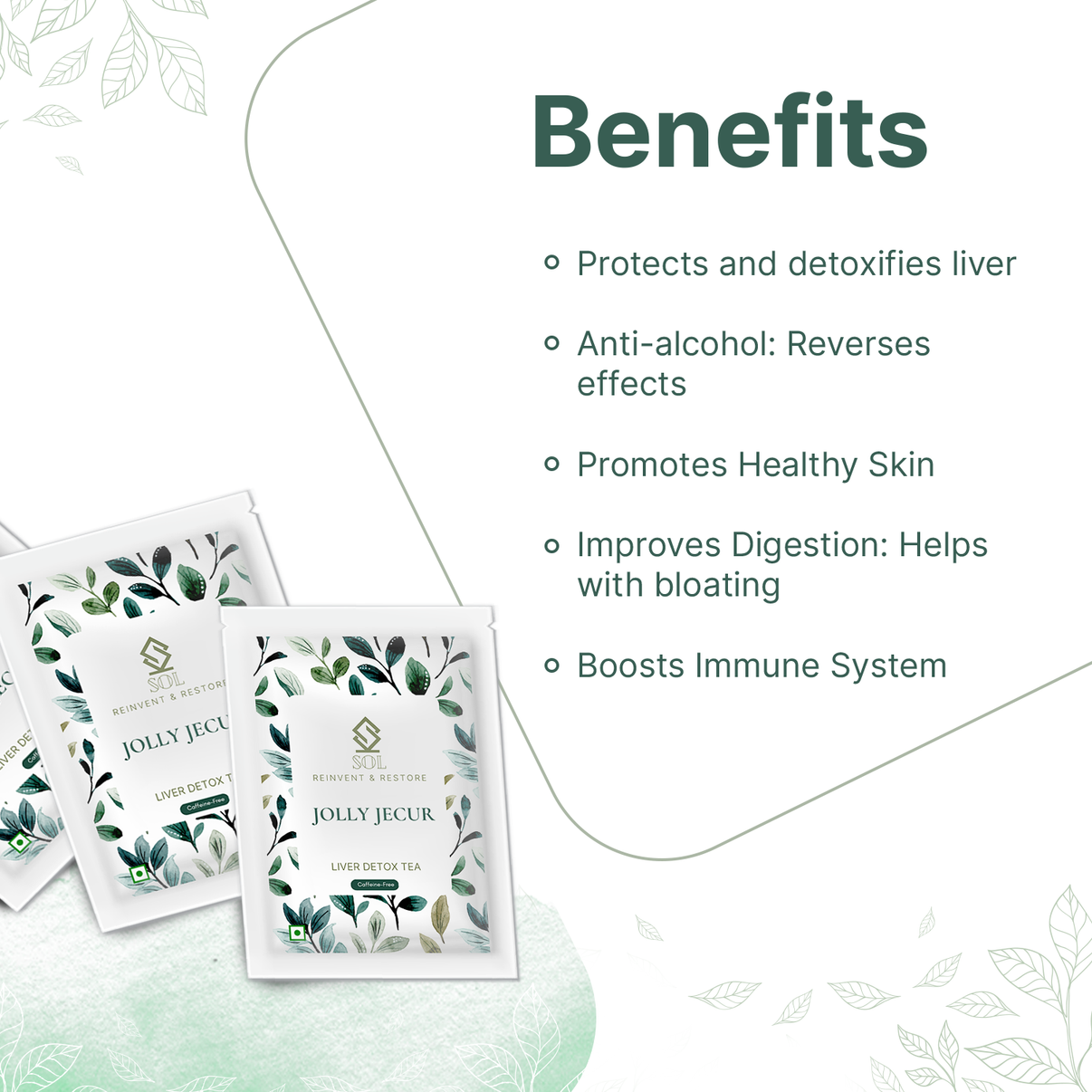 SOL Liver Detox Tea For Fatty Liver With Milk Thistle & Dandelion – Solshop