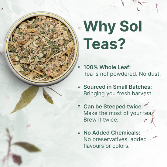 SOL Liver Detox Tea For Fatty Liver With Milk Thistle & Dandelion – Solshop